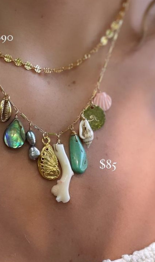 CUSTOM One of a Kind Ocean Charm Necklace – Dee Ruel Jewelry